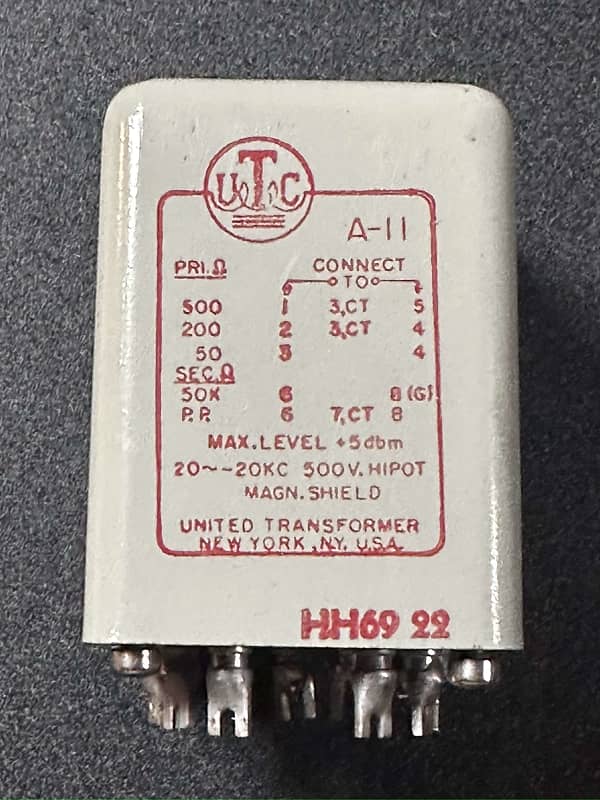 UTC A-11 Vintage Transformer in very good condition. | Reverb UK