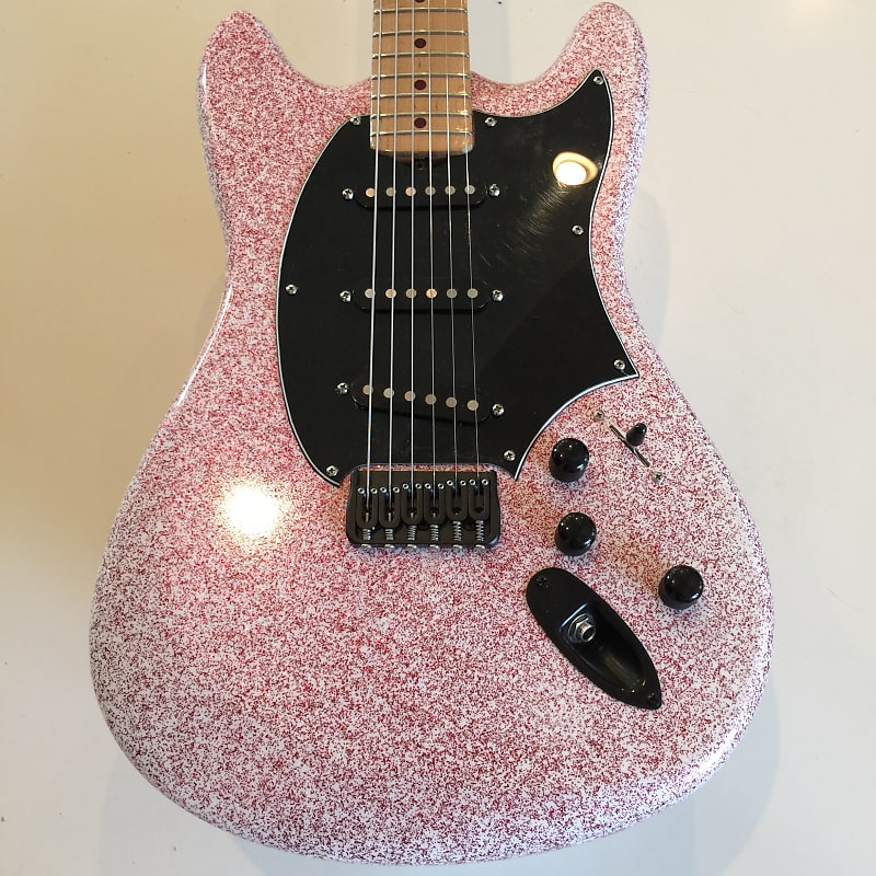 T & T Customs Savage Cat Prototype 2021 White/Red sparkle | Reverb