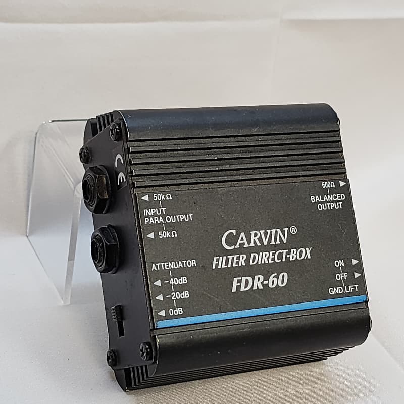 Carvin FDR-60 Filter Direct Box - Black | Reverb