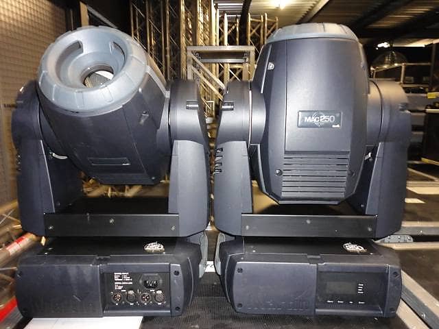 6 Martin Mac 250 Krypton Moving Heads Pro Lights | Reverb