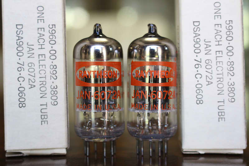 Raytheon 6072A 12AY7 NOS Tubes - NIB - Matched Pair - | Reverb