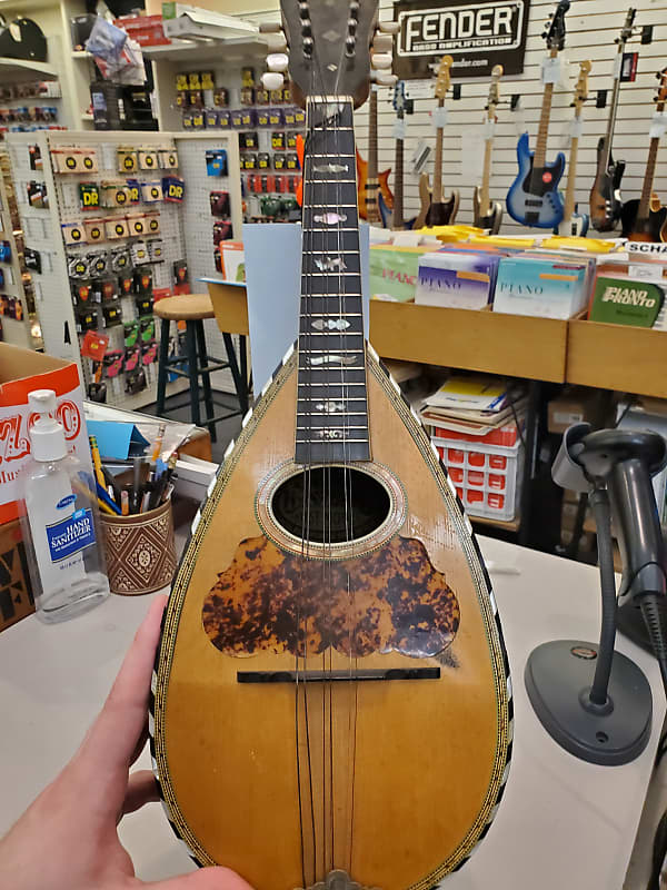 Washburn Bowlback Crematone Mandolin with Case | Reverb