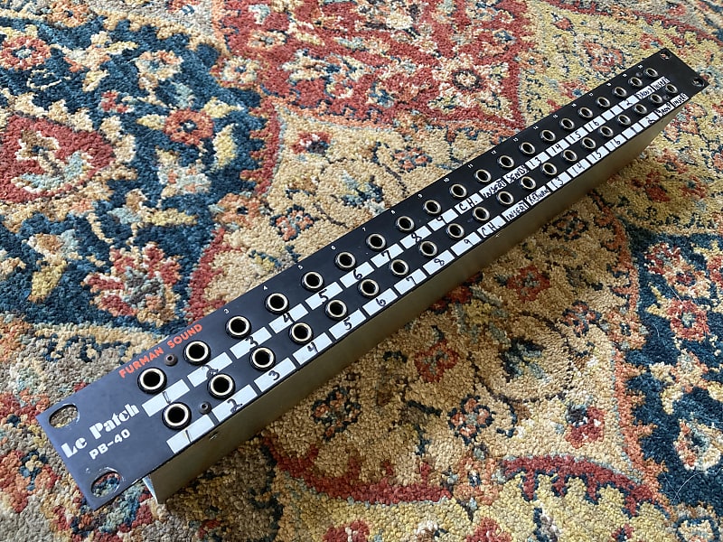 Furman PB-40 Le Patch Patchbay Rack Patchbay | Reverb
