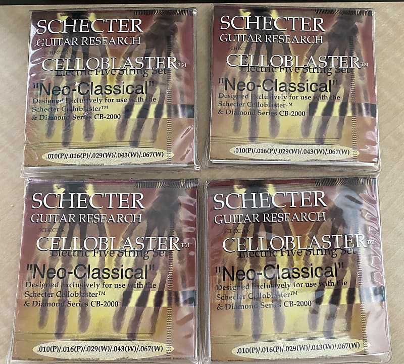 Vintage NOS Schecter Celloblaster CB-2000 strings | Reverb
