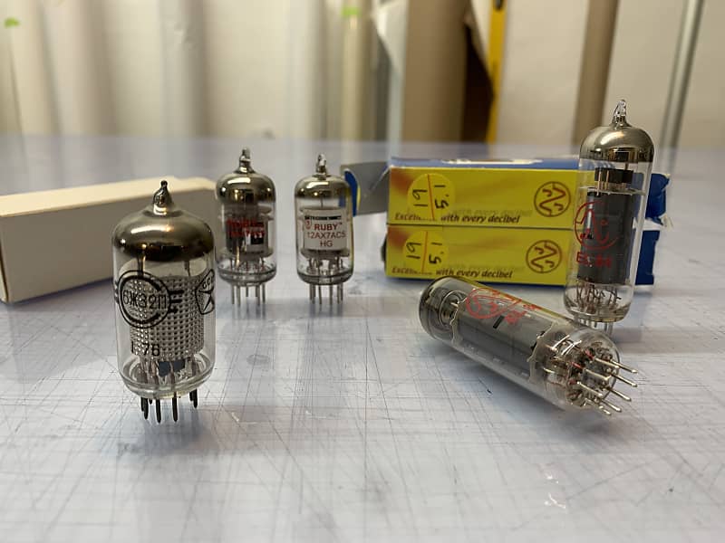 Vacuum Tube Set for Vox AC15 EF86 or Blackstar Artisan 15 | Reverb