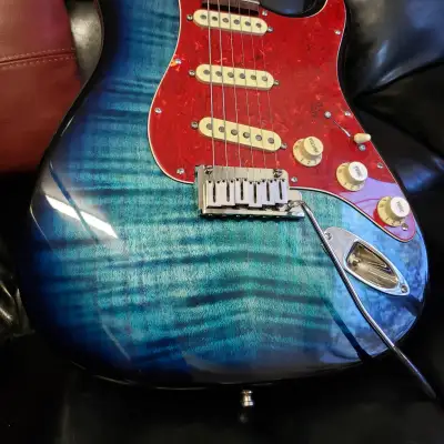 Warmoth STRAT 2010 - Blue Burst | Reverb