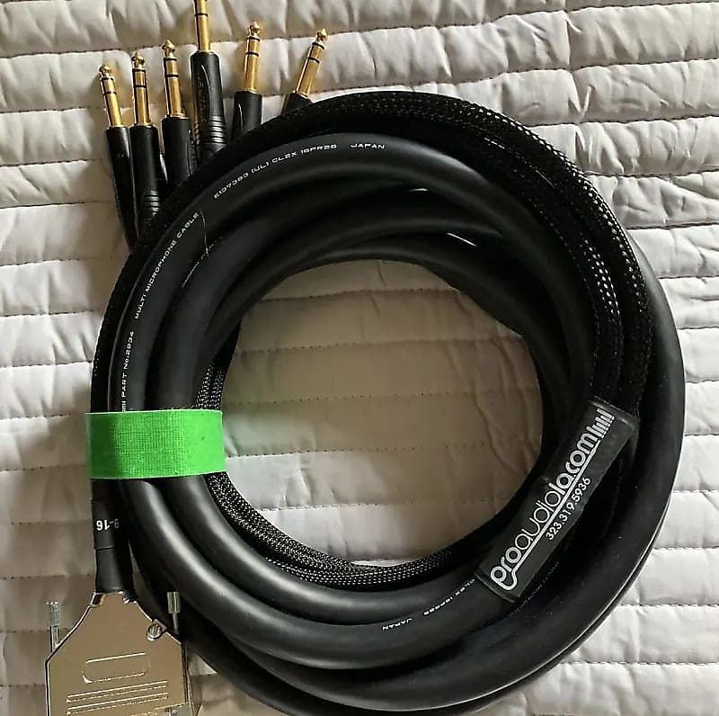 Pro Audio LA 8 channel Mogami Db25 to trs insert snake 2010s | Reverb
