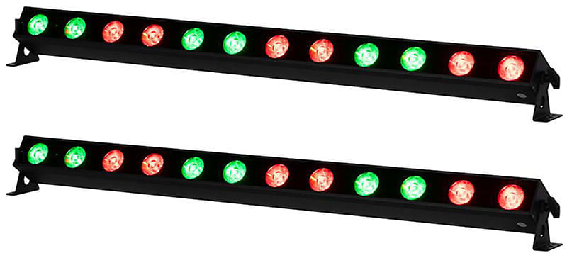 (2) American DJ ADJ UBL12H IP20 12x20 Watt LED RGBAL DMX Wash | Reverb