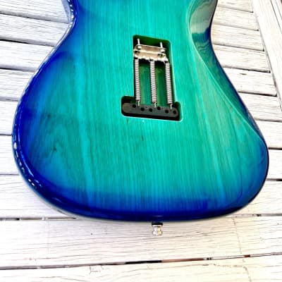 Warmoth Stratocaster Blue Burst HSS | Reverb