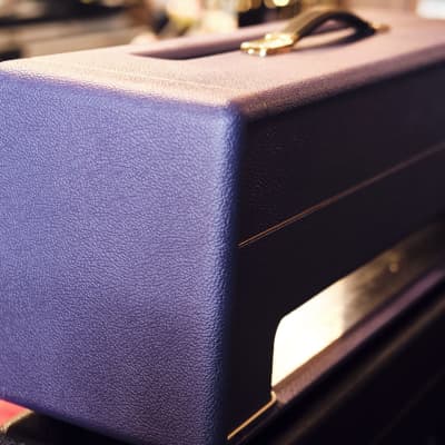 L.A. Vintage Gear Marshall Style Headshell - Purple Tolex | Reverb