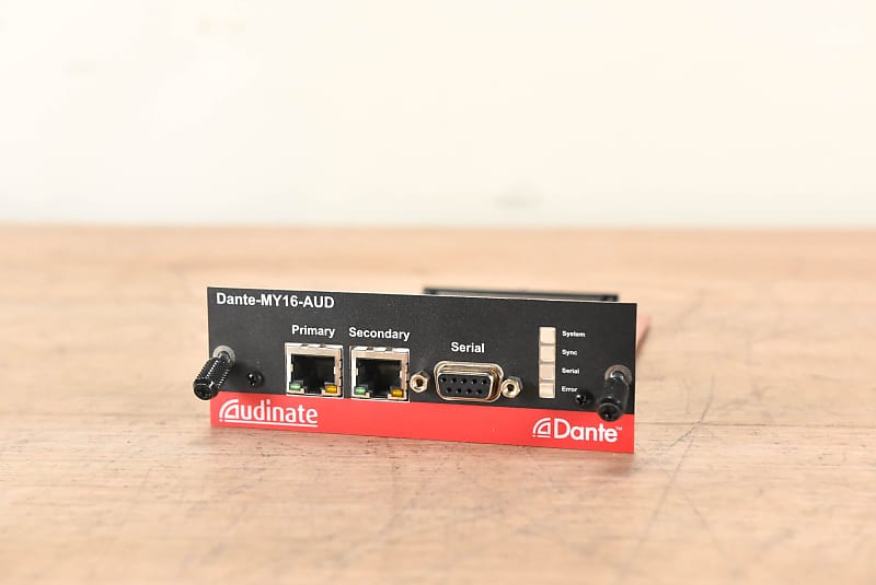 Audinate Dante-MY16-AUD 16-Channel Dante Network I/O Card | Reverb