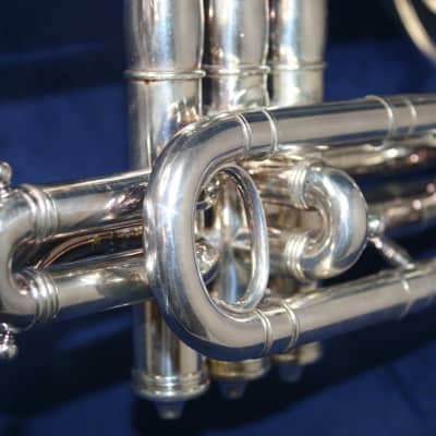 1883 Conn Conservatory cornet - restored silver plate | Reverb