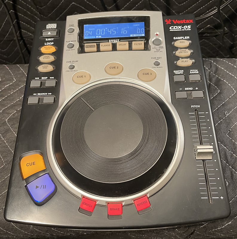 Vestax CDX-05 2010's - Professional CD Player Black | Reverb
