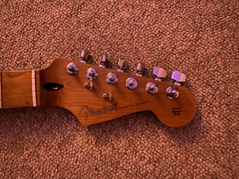 Fender Stratocaster Roasted Maple Neck With Fender Tuners | Reverb UK