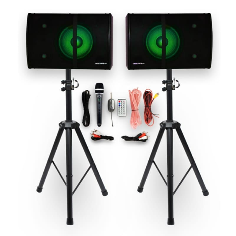 VOCOPRO K-FAN-PRO Complete Karaoke Bluetooth Wireless Mic | Reverb