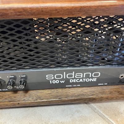 Soldano Decatone 100 Watt Amplifier w road case | Reverb