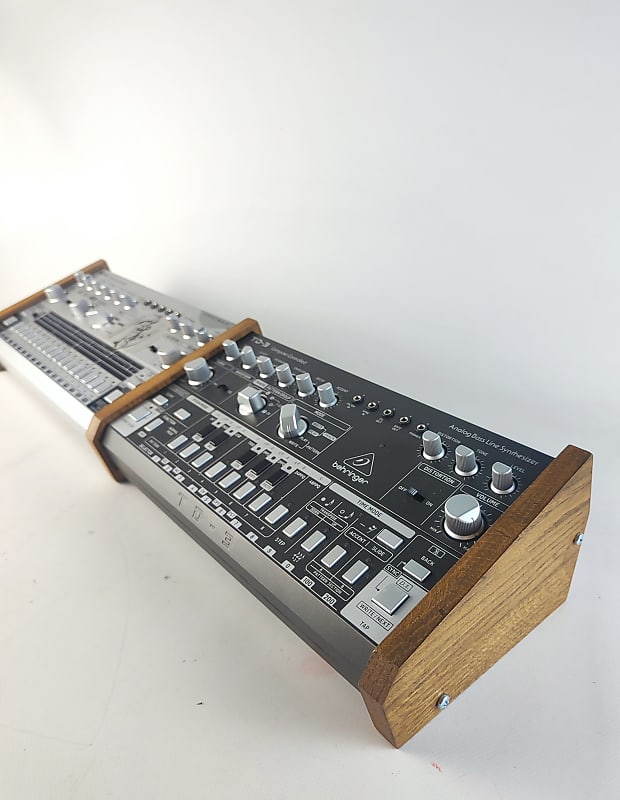 Behringer TD3 RD6 Real Oak Wood Stand Side panel Bass Line | Reverb