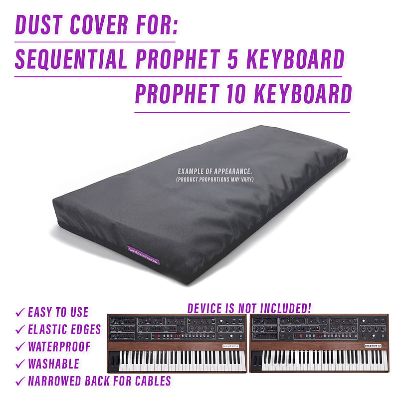 DUST COVER for SEQUENTIAL PROPHET 5 , PROPHET 10 KEYBOARD | Reverb