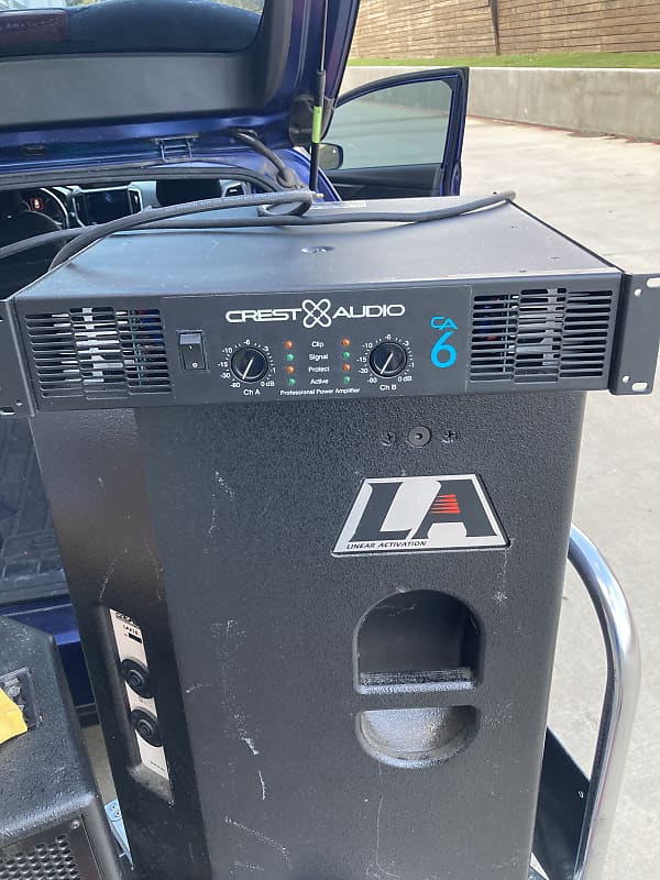 Crest Audio Ca6 power amp, head, pro audio live | Reverb