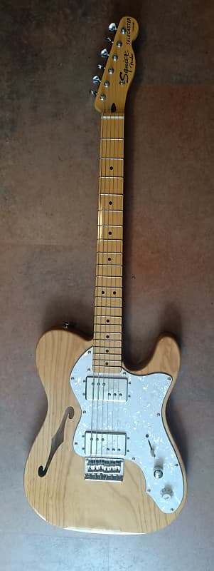Squier CV Thinline Tele 2017 - Natural | Reverb