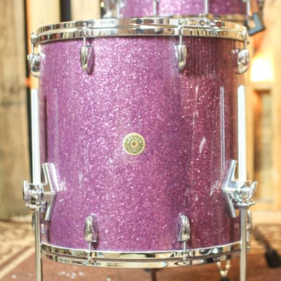 Gretsch USA Custom Purple Glass Drum Set (No Snare) - | Reverb