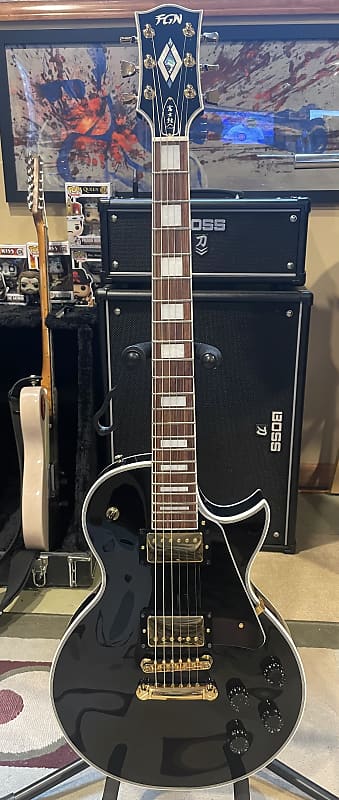 FGN FUJIGEN NEO CLASSIC NLC10GMP 2021 LP BLACK W/GIGBAG Les | Reverb