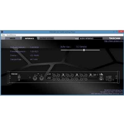 TASCAM US-16X8 Rackmount Digital Interface with Control Panel | Reverb