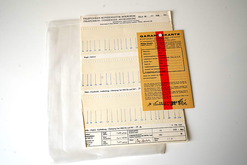 1961 Telefunken Ela M 251 Serial NR. 802 Original Frequency | Reverb