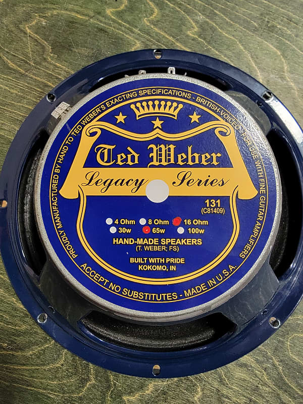 Ted Weber Legacy 12 Speaker 2014 -16 ohm 65 watts | Reverb