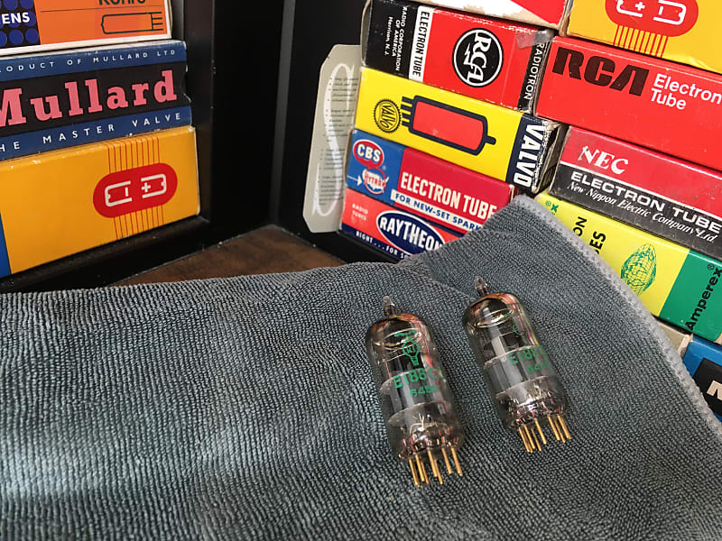 2 NOS French E188CC - Pro Audio Tubes - Rich Warm Vintage - | Reverb