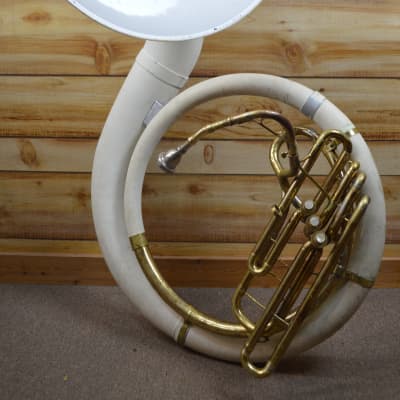 Used Conn 36K Fiberglass Sousaphone w/Mouthpiece | Reverb