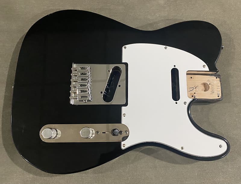 Fender Standard/Player Telecaster Body - Black | Reverb