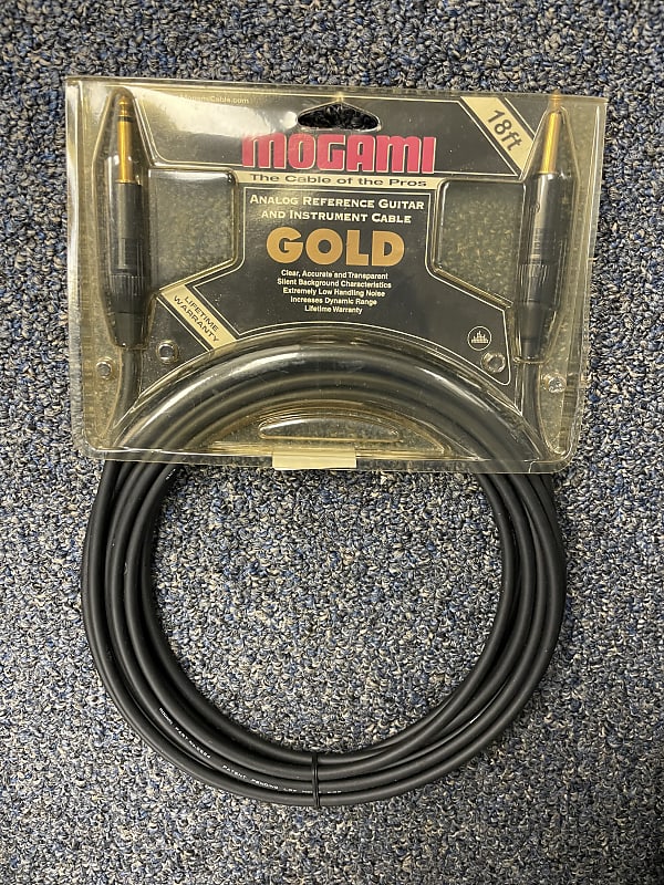 Mogami Gold 18ft Instrument Cable | Reverb