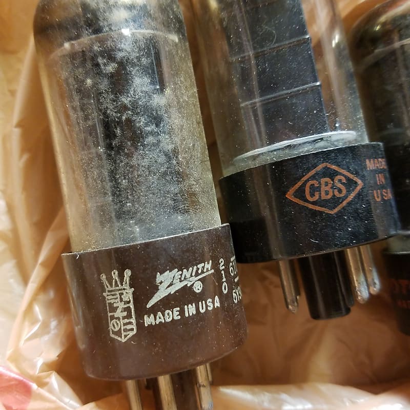 CBS Pair (2) 5Y3GT rectifier AT1000 TESTED Vacuum Tubes 5Y3 | Reverb