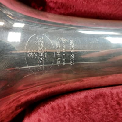 Besson Sovereign Tenor Horn 950GS - Silver | Reverb UK