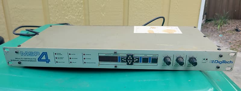 80's Digitech MSP-4 Rack Mount Guitar Multi-Effects | Reverb