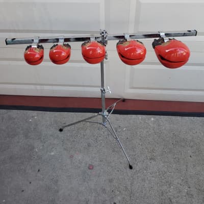 Vintage Leedy/ Ludwig Temple Wood Blocks With Stand | Reverb