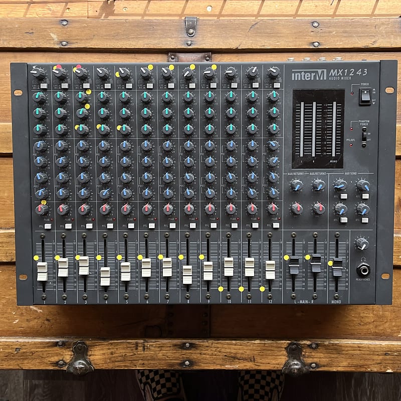 (KV17734) InterM MX-1243 12 Channel Input 3 Band EQ 4 Aux | Reverb