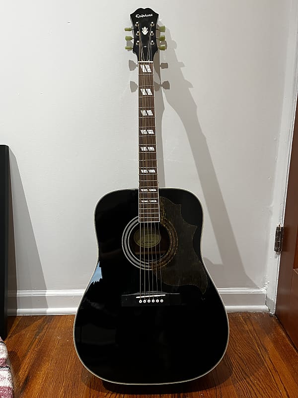 Epiphone Hummingbird Artist 2009 - Black | Reverb