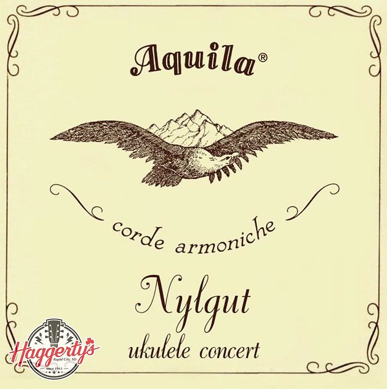 Aquila 8U Nylgut Ukulele Strings Concert Low G | Reverb