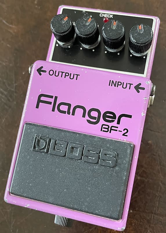 Vintage 1985 Boss BF-2 Flanger with 9v Mod | Reverb