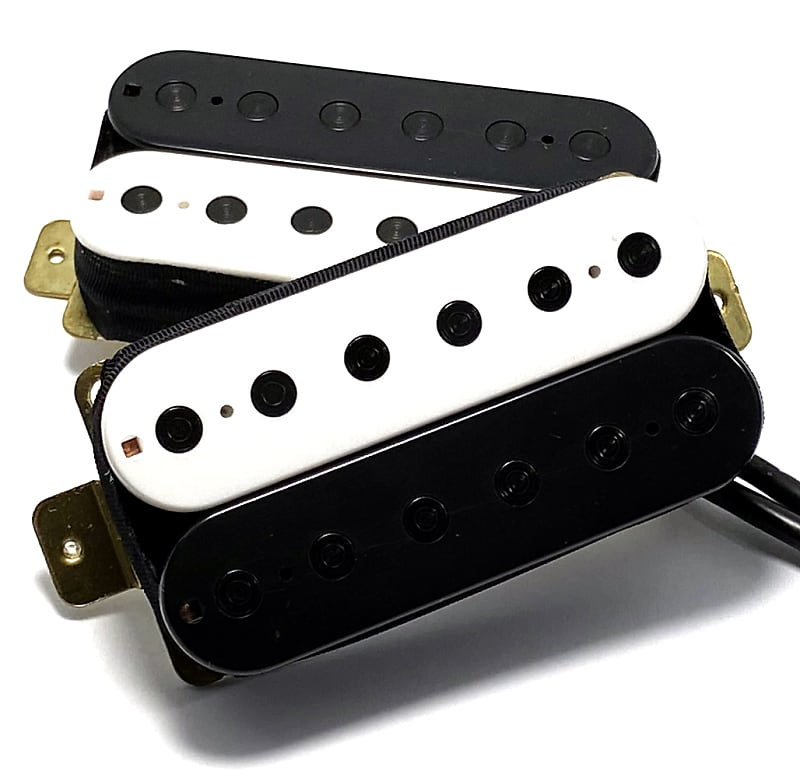 Dragonfire Shadow Bucker Pickup Set, Hot Passive Dark Pole | Reverb