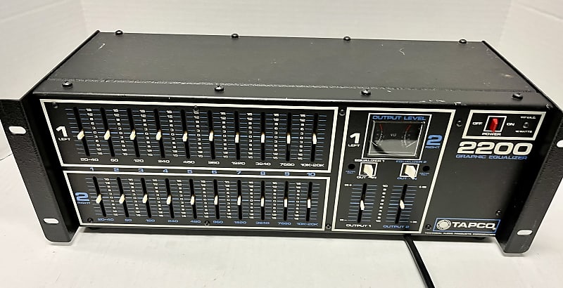 Tapco 2200 Graphic Equalizer | Reverb