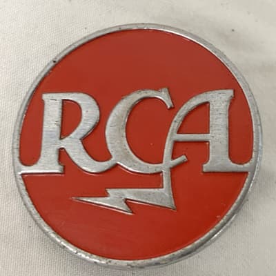 RCA Amplifier or Equipment Badge Emblem 1.5" Vintage | Reverb
