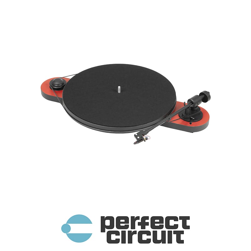 Pro-Ject Elemental Turntable (Red + Black) | Reverb