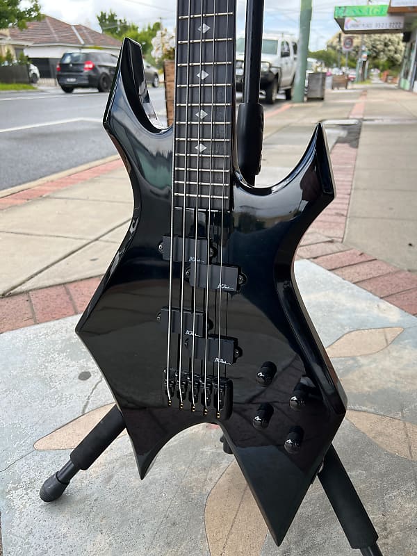 BC Rich 5-String Warlock Electric Bass | Black *ON HOLD* | Reverb