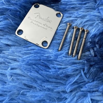 Genuine Fender Custom Shop Designed Strat / Tele Neck Plate | Reverb