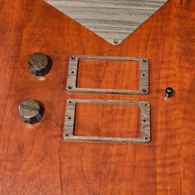 PRS Pickup and Pickup Rings Walnut covers with rosewood rings | Reverb