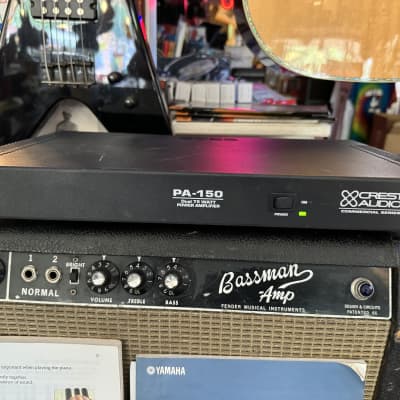 Crest Audio PA-150 Dual 75 Watt Power Amplifier - Black | Reverb