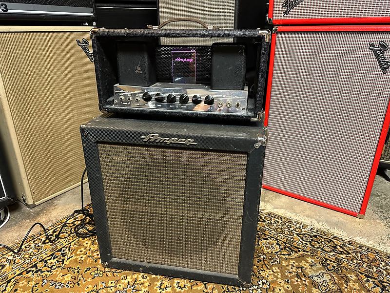 60's Ampeg B18N Fliptop Portaflex with B15 Cab | Reverb